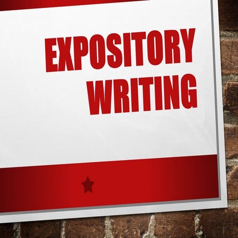 EXPOSITORY WRITING PDF explanation.grpdf | PPT