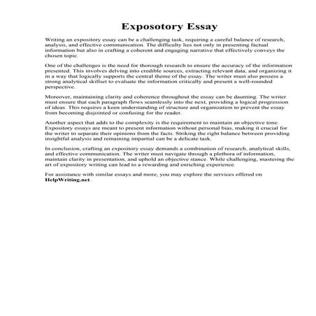 Exposotory Essay | PDF | Email | Internet