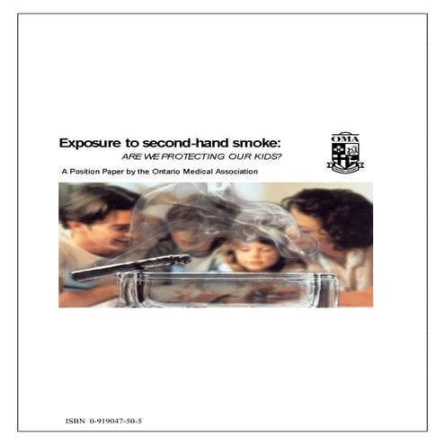 Exposure to second-hand smoke: | PDF