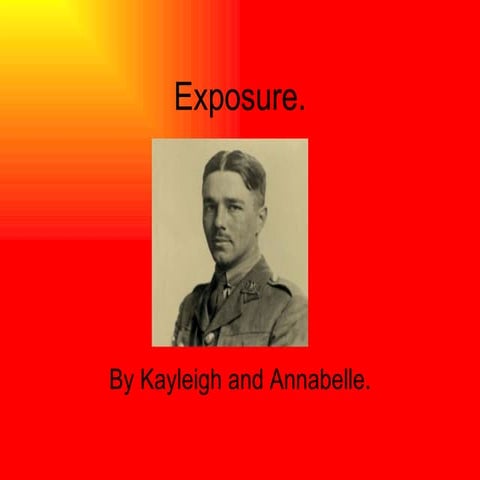 Exposure by wilfred_owen[1] | PPTX