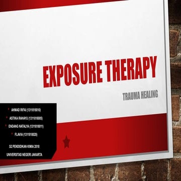 Exposure therapy | PPTX
