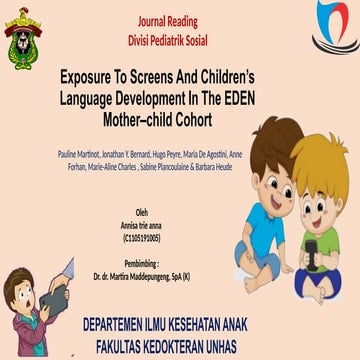 Exposure To Screens And Children’s Language Development In.pptx