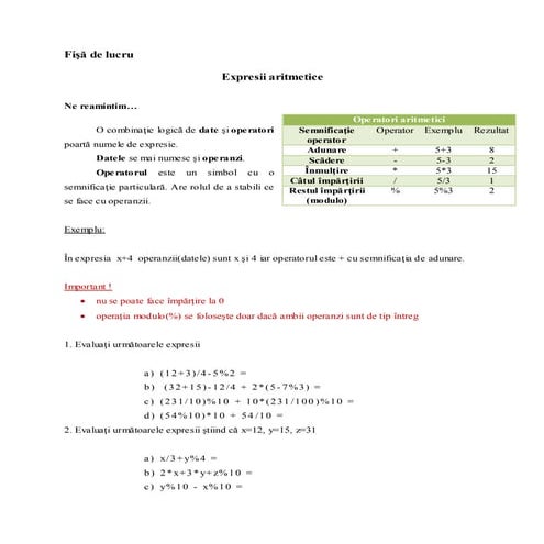Expresii aritmetice .pdf