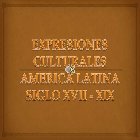 Expresion cultural | PPTX