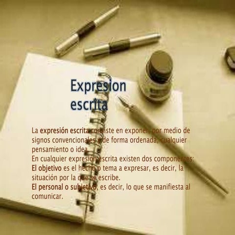 Expresion escrita | PPTX