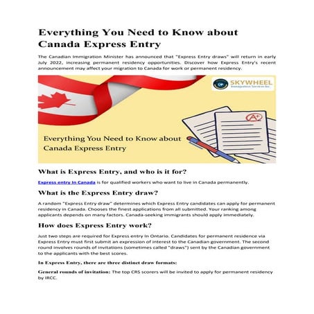 Express Entry in Canada - Skywheel Immigration.pdf