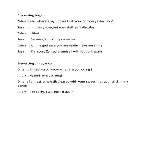 Expressing anger | PDF