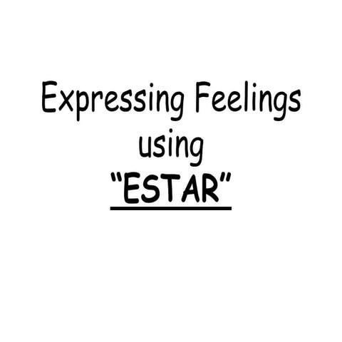 Expressing feelings using estar | PDF