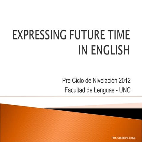 Expressing future time in english | PPT | Birthday | Personal ...