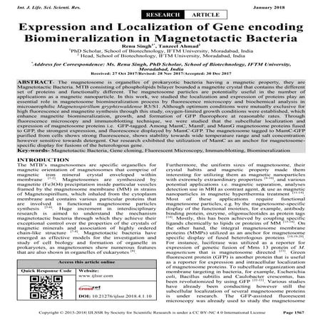 Expression and localization_of_gene_encoding_biomineralization_in ...