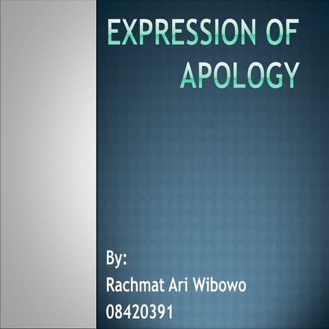 Expression of Apology.ppt Expression of Apology.ppt