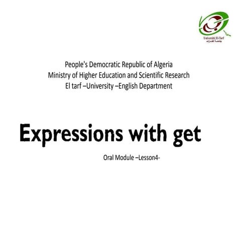 Expressions with get | PPTX