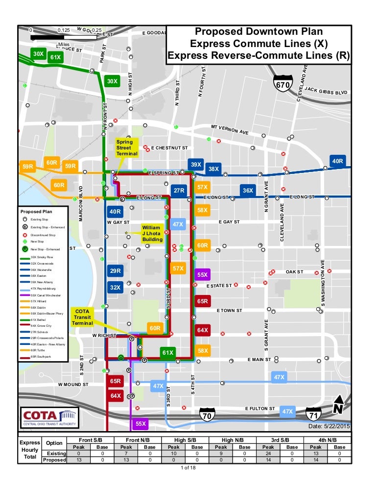 TSR Express Lines - Downtown Plan