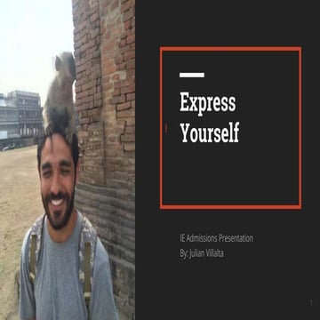 IE Express yourself | PPTX