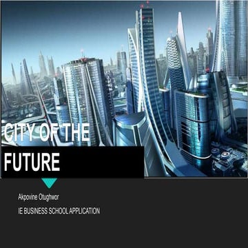 City of the future | PPT