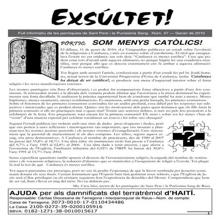 Exsúltet Gener 2010 | PDF