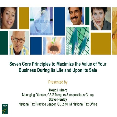 7 Steps to Maximize the Value of Your Business | PPTX
