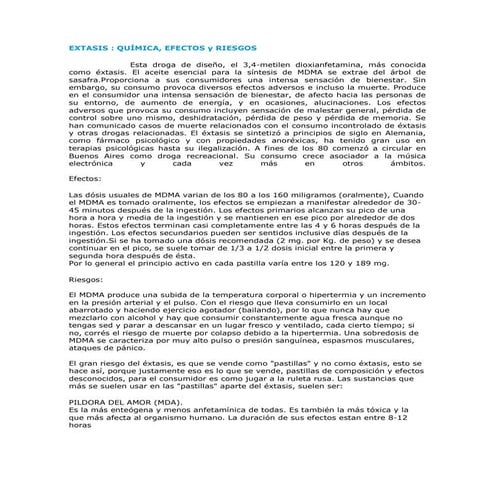 Extasis | PPT