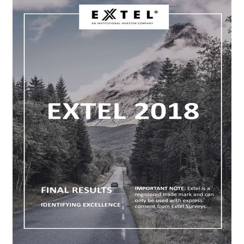 Extel 2018 Awards Document | PDF