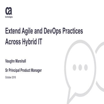 Extend Agile and DevOps Practices Across Hybrid IT | PDF | Operating Systems | Computer Software ...