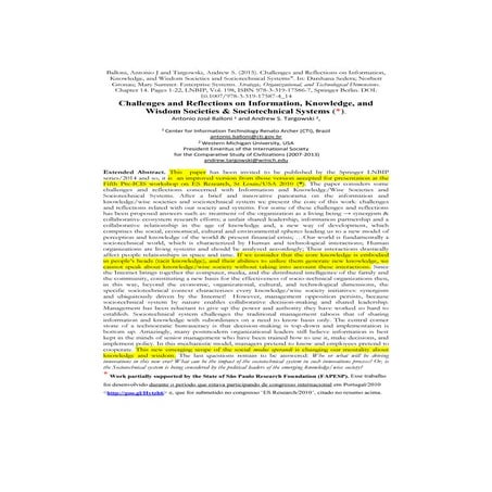 Extended abstract | PDF