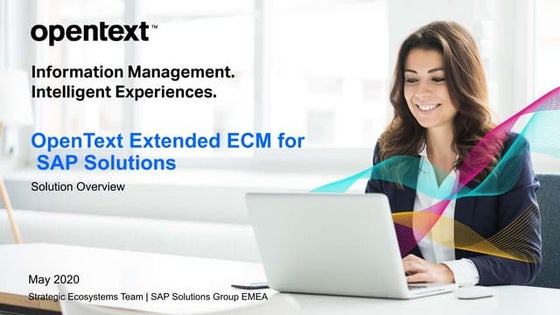 OpenText Extended ECM for SAP SuccessFactors | PDF