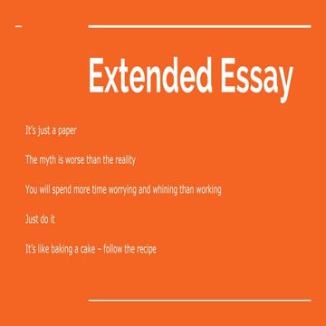 Extended essay intro | PPTX