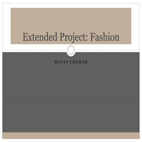 A2 extended project | PPTX