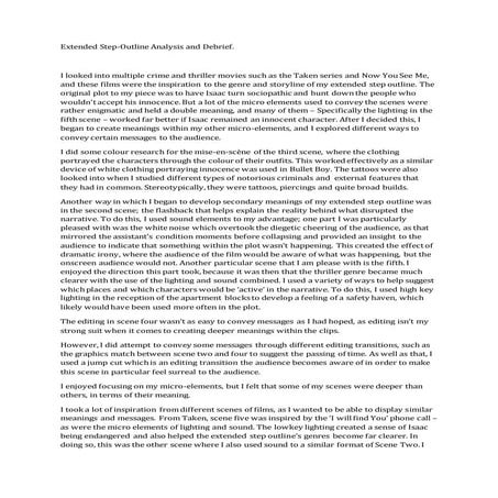 Extended Step Outline for Film | DOCX