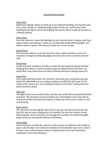 Example Extended Step Outline | DOCX | Album-oriented Rock | Rock Music