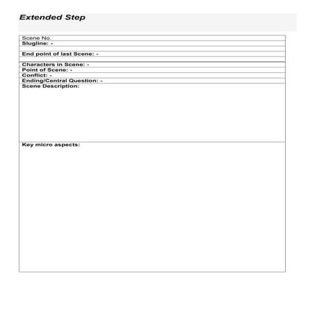 Extended stepoutline blank | DOCX