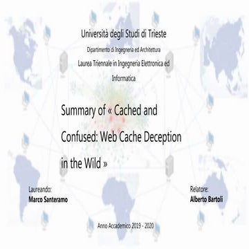 Extended summary of "Cached and Confused: Web Cache Deception in the Wild" | PPTX | Computing ...
