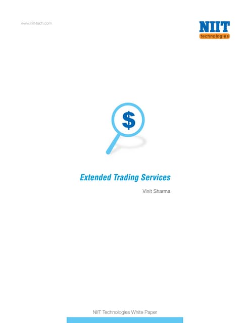 Intorduction to Treds - M1 Xchange | PPT