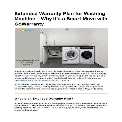 Extended Warranty Plan for Washing Machine.pdf