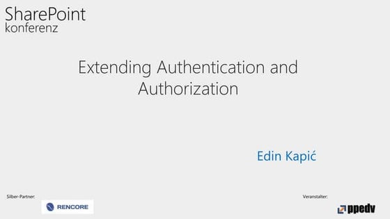 Securing a modern Web application with Entra ID | PPT