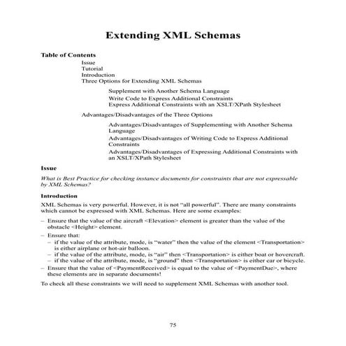 Extending Schemas | PDF