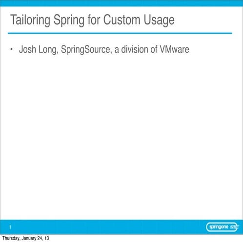 Extending Spring Ppt
