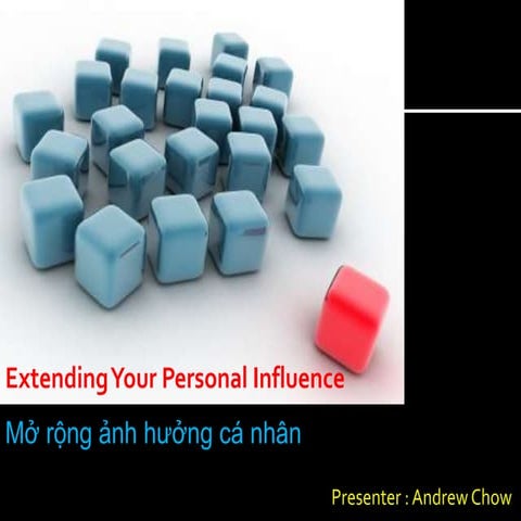 Extending Your personal Influence | PPT