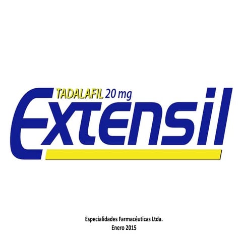 Extensil-Tadalafil | PPTX