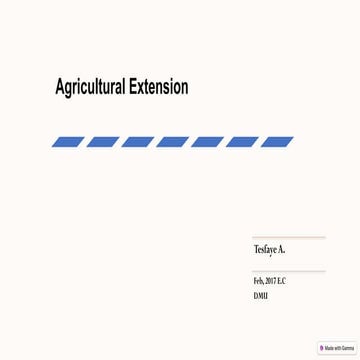 course note for 2nd year agricultural Economics on agricultural ...