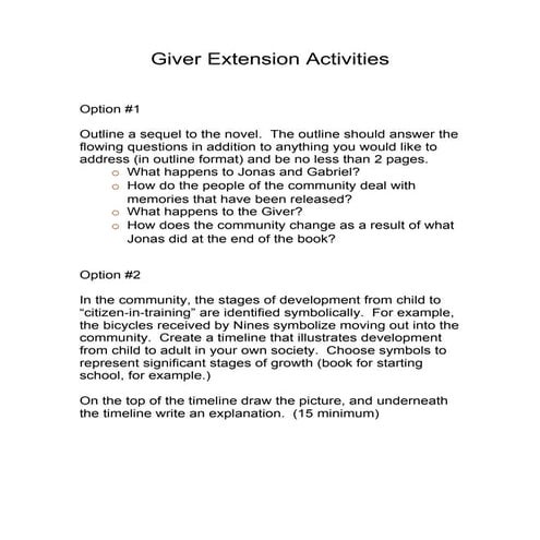 Extension activitis and extra credit | PDF