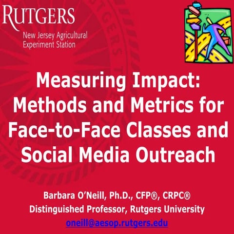 Measuring Impact-Methods and Metrics | PPT