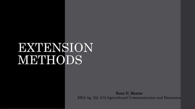 EXTENSION METHODS- report.pptx EXTENSION METHODS- report.pptx