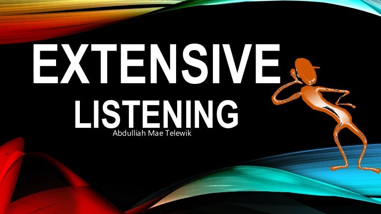 Extensive Listening Assessment extensive-listening-assessment