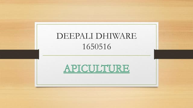 Bee keeping equipments | PPT