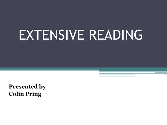 Ppt reading approach | PPTX
