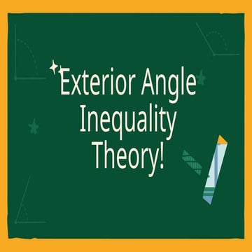 Exterior Angle .............................................. | PPTX