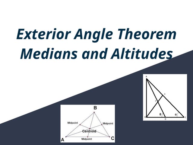 Properties of a triangle | PPTX