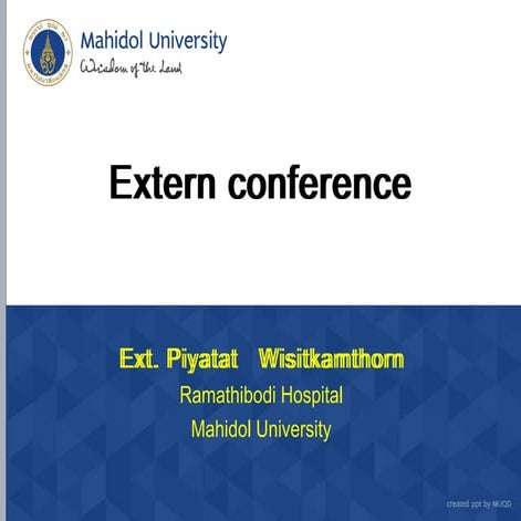 Extern conference-orthopedic | PDF
