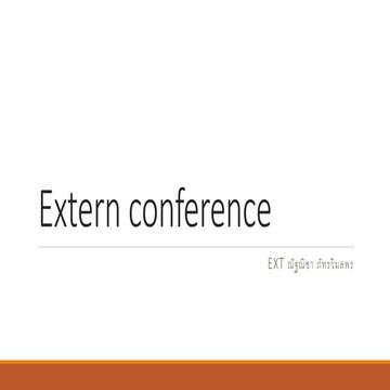 Extern conferenceortho-korat-22-12-60 | PPTX